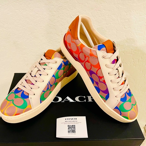 Coach | Shoes | Coach Sneaker Rainbow Size 6b | Poshmark